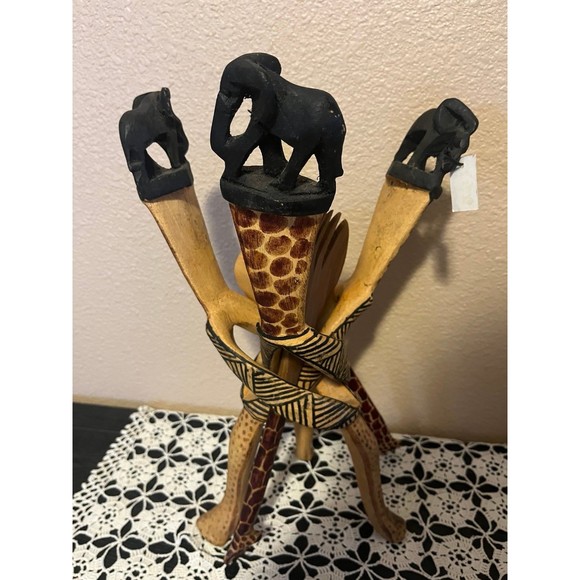 Botswana Craft | Accents | Botswana Hand Crafted Interlocking Wood ...